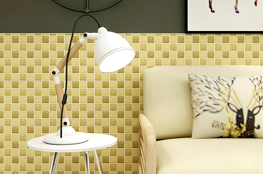 Gold Mosaic Floor & Wall Tiles - Hominter.com