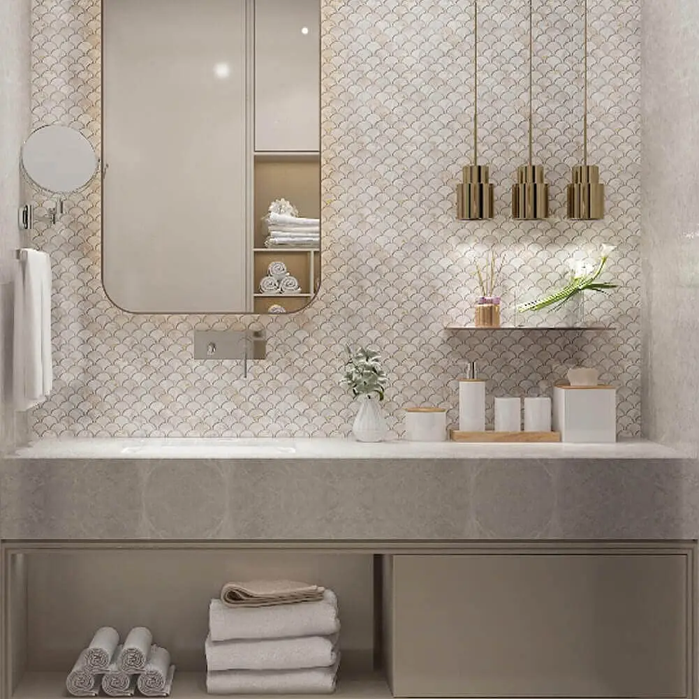 Mother of Pearl Tile Shell Mosaic - Hominter.com